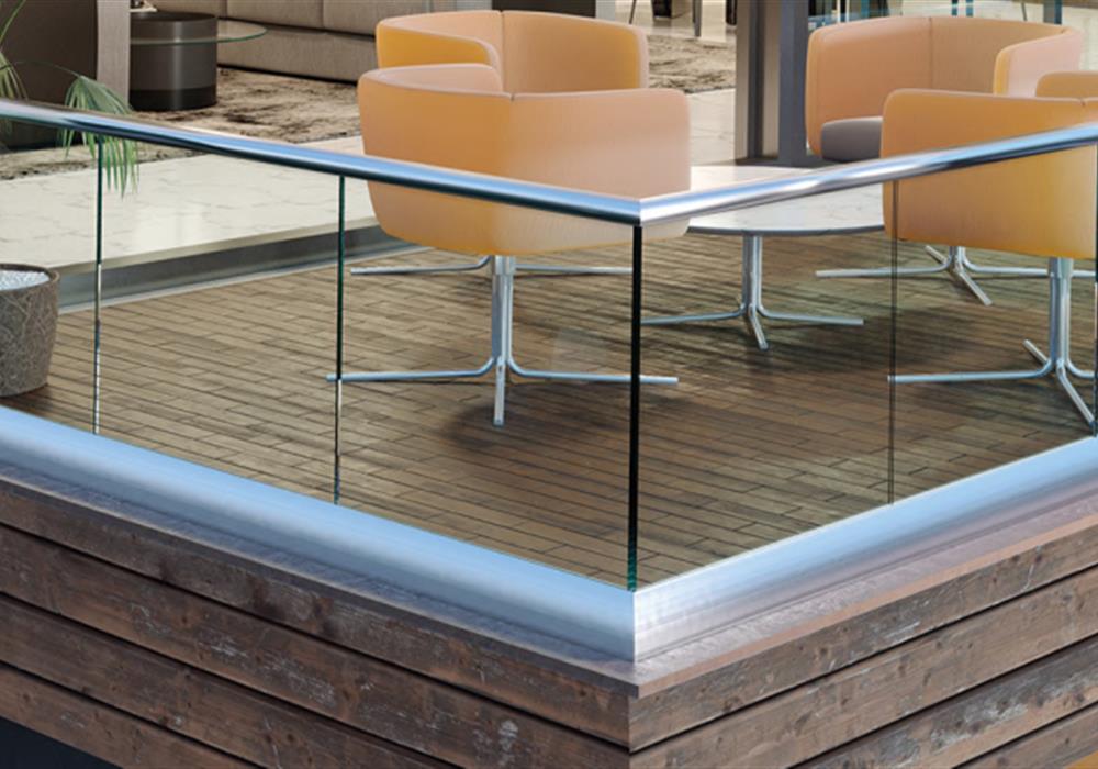 Shreenath Enterprise, Prism Railing, Alumninium Glass Railing Brackets ...